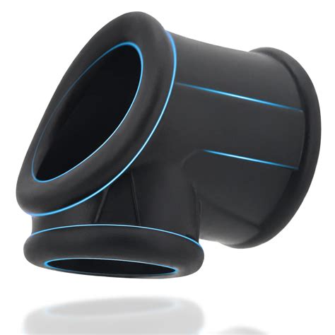Penis Ring Ball Stretcher For Men Black Silicone Stretchy Cock Ring