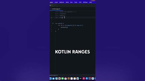 Kotlin Ranges Kotlin Android Interviewquestions Coding Codinginterview Youtube