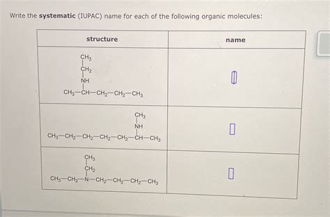 [solved] Write The Systematic Iupac Name For Each Of The Following Organic Course Hero