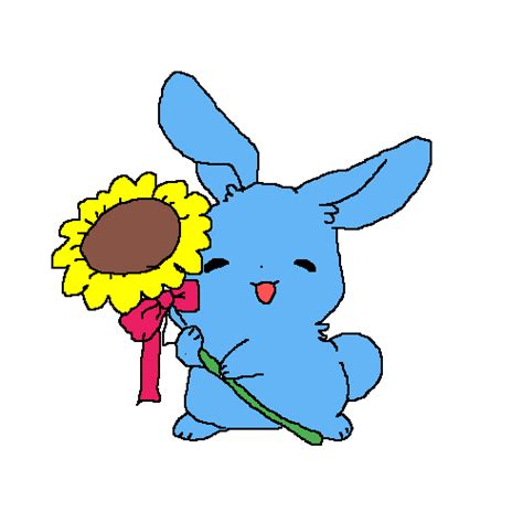 Pixilart Bunny Flower Base By Bisexualace6836