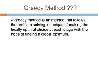 Application Of Greedy Method Prim PPTX
