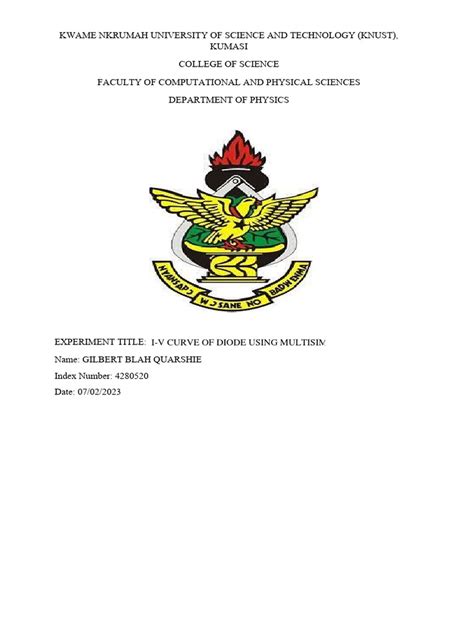 I V Curve Of A Diode Using Multisim Pdf Electrical Resistance And Conductance Diode