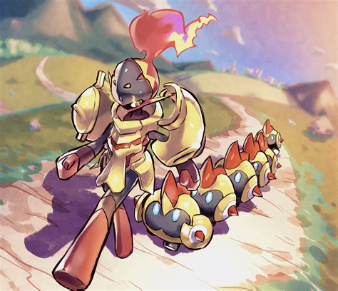 Falinks And Armarouge Pokemon Drawn By Murasaki No Ryuuki Danbooru