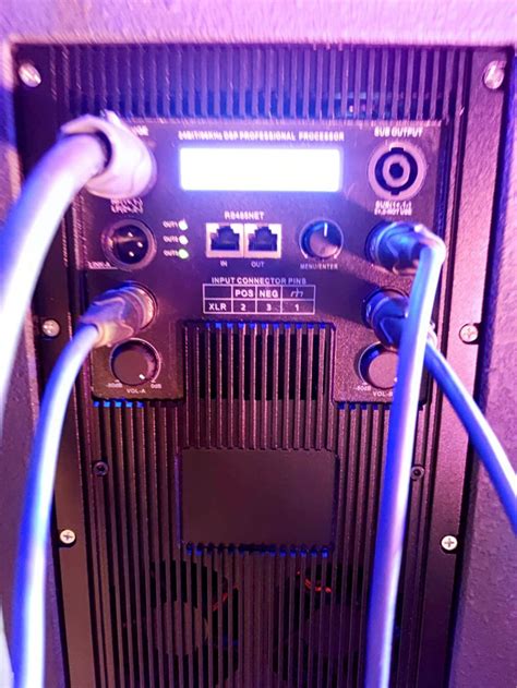 powavesound active line speaker system 6000w amplifier