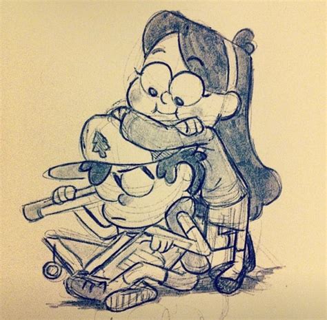 Dipper And Mabel Drawing Gravity Falls Gravity Falls Art Gravity