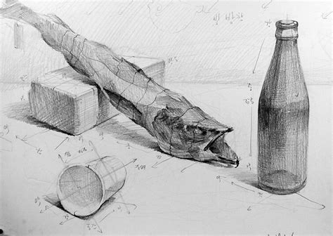 북어그리기 예중예고 엔파인미술학원 웅샘소묘 연필소묘 입시미술 명암 대비 3학년 미술 그림