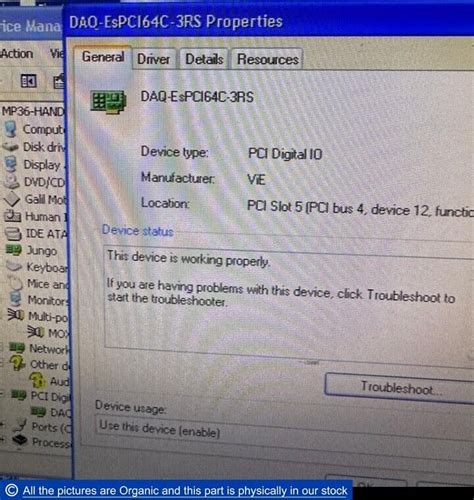 ViE Technologies DAQ PCI C Rev Data Acquisition PCI Card DAQ ESPCI C RS Industrial