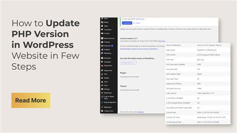 How To Update Php Version In Wordpress Website In Few Steps