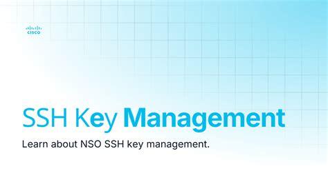 Ssh Key Management Cisco Crosswork Nso Documentation