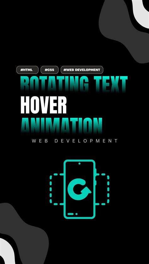 ruchir fullstack web developer and web design rotating text hover animation using html css