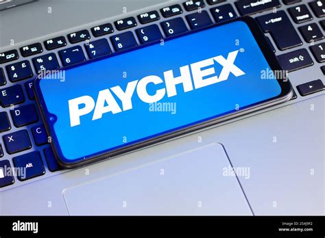 Canada 12th Jan 2025 In This Photo Illustration The Paychex Logo Is