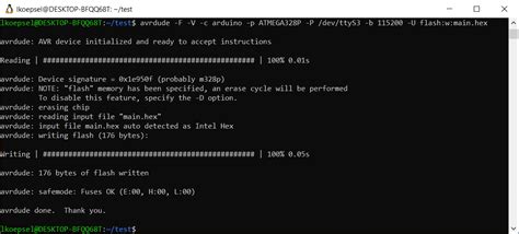developing in c for the atmega328p linux setup wellys dev