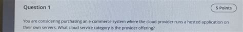Solved Question 1you Are Considering Purchasing An