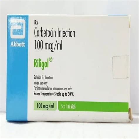 Riligol Carbetocin Injection Abbott India Limited At ₹ 410box In Nagpur