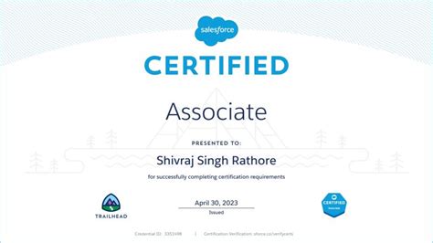 Shivraj Singh Rathore On Linkedin Salesforce Salesforcecertifiedassociate