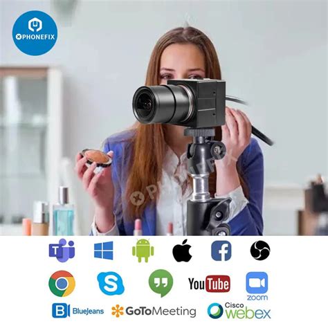 5mp Uvc Usb Webcam Hd Industrial Pc Camera