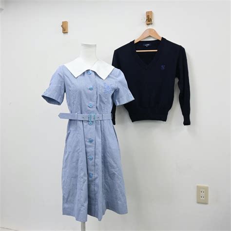 制服市場 神奈川県 清泉女学院中学高等学校 女子制服 2点 Sf013088