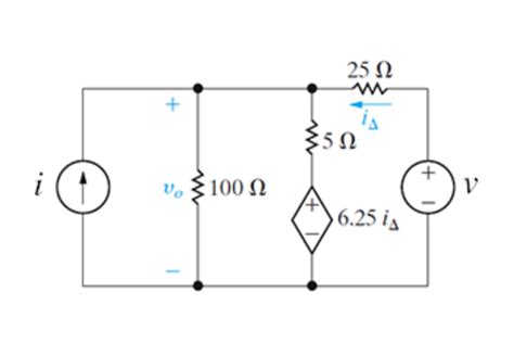 Solved A Use The Node Voltage Method To Find Vo In The Chegg