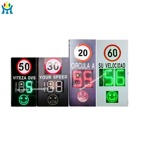 Solar Speed Limit Sign Radar Detector Speed Meter Sensor Detector Limit