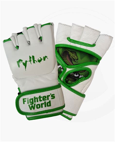 FW MMA Handschuhe Python grün weiß Fightshop Budo Ausrüstung