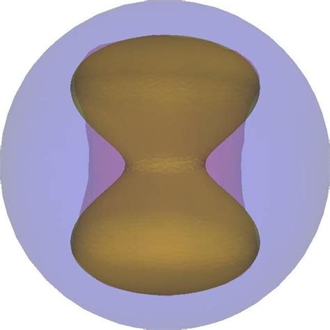 Detected Shapes When The Exact Void Has An Hour Glass Shape Download Scientific Diagram