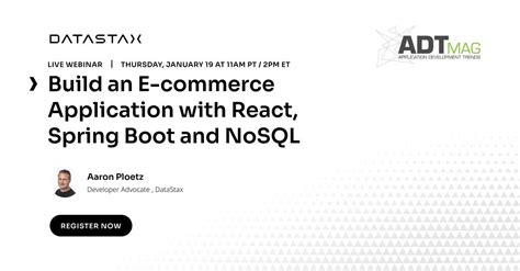 Thomas Been On Linkedin Ecommerce Springboot Nosql Webinar Opensource Database