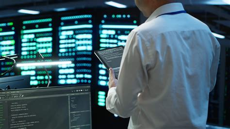 Data Center Engineer Responsible For Installation And Repair Of