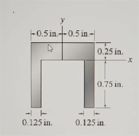 Solved Determine Moment Of Inertia Ix And Iy ﻿polar