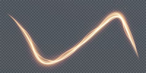 황금 곡선 조명 라인 로프 테이프 조명 효과가있는 부드러운 축제 골드 라인 디자인 광고 엽서 초대장 화면 보호기 웹 사이트 게임을위한 요소 Dna에 대한 스톡 벡터 아트 및