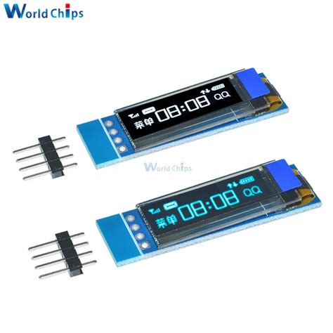 0 91 Inch 128X32 OLED Display Module I2C IIC Serial Blue 3 3 5V DM0030 Microchip Lk