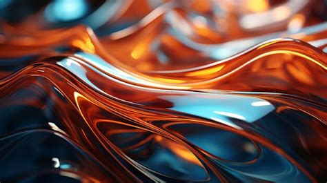 Premium Ai Image Abstract Glass And Hexagonal Cubes