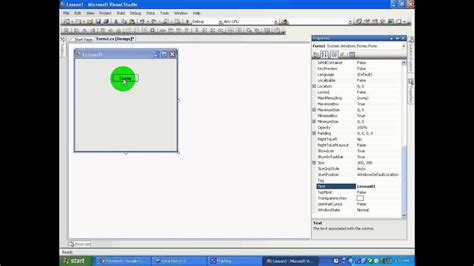 Lesson Learn C Windows Forms Application YouTube