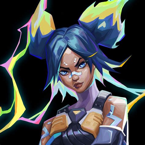 Neon Valorant Fanart Art By Myung Qu Neon And Gekko Valorant Neon