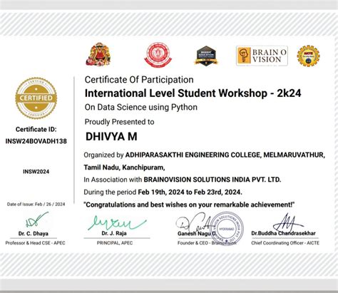 Dhivya Murugan On Linkedin Datascience Python Apec