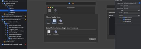 swift nstoolbar items grayed out mac stack overflow