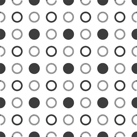 Premium Vector Circle Geometric Pattern Abstract Background Vector