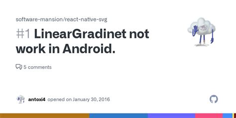 LinearGradinet Not Work In Android Issue Software Mansion React Native Svg GitHub
