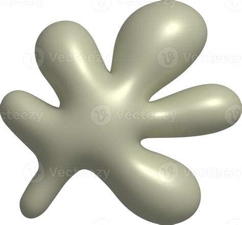 3d Organic Shapes Element 9636901 Png