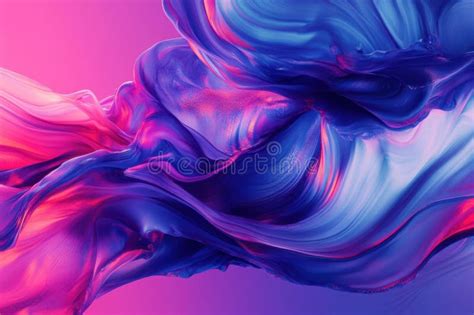 Colorful Abstract Waves Flow Gracefully In Vibrant Hues Of Pink And