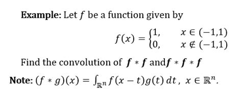 Solved Example Let F Be A Function Given By Chegg Com