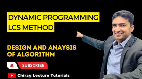Longest Common Subsequence Using Dynamic Programmingeasy Method