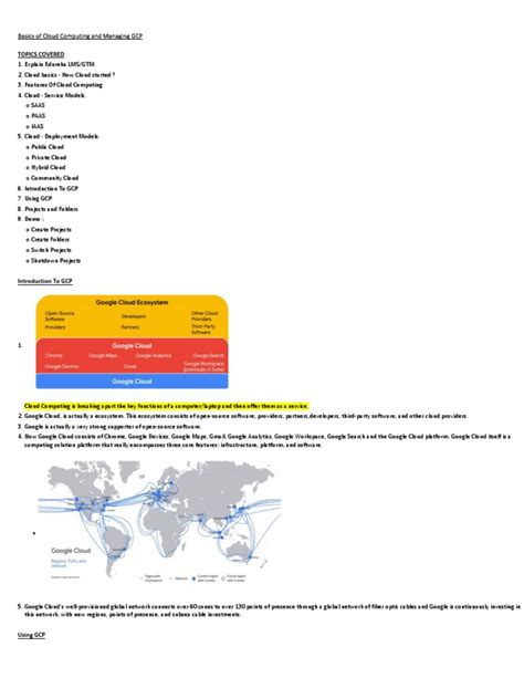 Day 1 Basics Of Gcp Pdf Cloud Computing Shell Computing