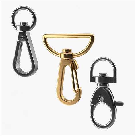 Snap Hooks Collection 3d Model 29 3ds Fbx Obj Ma Max C4d Free3d