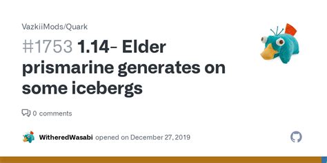 114 Elder Prismarine Generates On Some Icebergs · Issue 1753