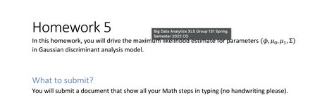 Solved Homework 5 Big Data Analytics Xls Group 131 Spring In
