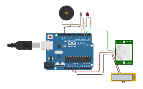 Circuit Design 3 1 Ex5 Pir Motion Sensor Tinkercad