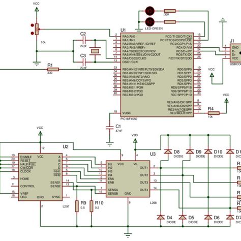 Developed Proteus ISIS Project By Using PIC F Microcontroller Download Scientific Diagram