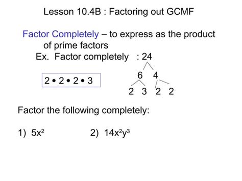 Factoring General Trinomialppt