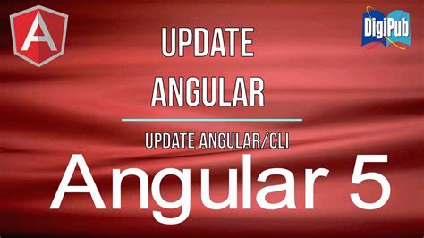 How To Update Angular Youtube