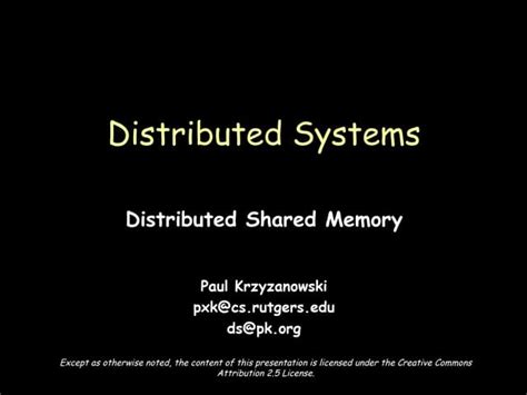 Structure Of Shared Memory Space